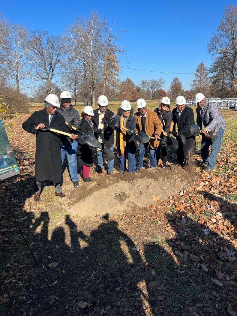 Groundbreaking at Riverside Adventure Park - The Parks Alliance